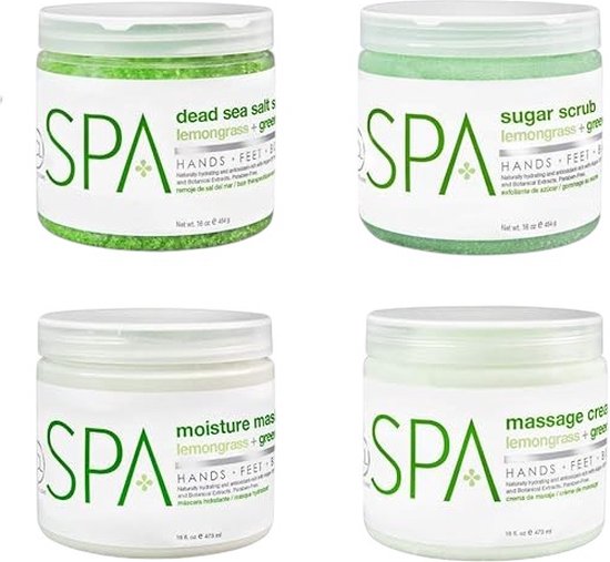 BCL SPA 4-Step Starter Kit XL – Lemongrass & Green Tea (Manicure ...