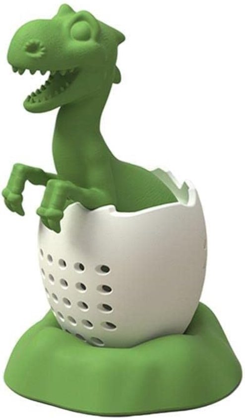 Thee-ei Dinosaurus in Ei - Grappig Theezeefje voor Losse Thee - Theeëi ...