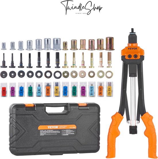 Klinknageltang 41 cm- 186 Delige Set - Semi-Automatisch Klinknagels ...
