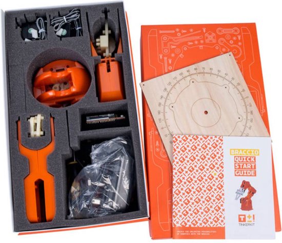 Arduino Robotarm (bouwpakket) T050000 TinkerKit Braccio Robotic Arm ...