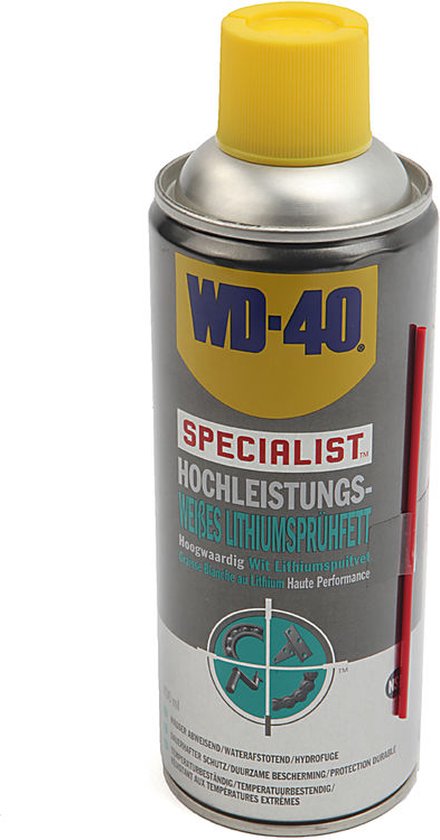 WD-40 Specialist® Wit Lithium Spuitvet - 400ml - Smeervet - Smeermiddel ...