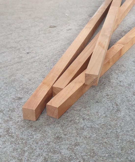 Teakhouten Staaf - Hout Profiel - Meubelbouw Hobby - FSC 100% Duurzaam ...