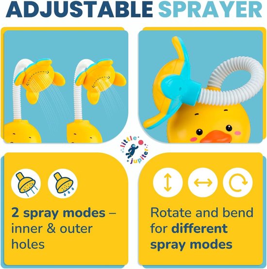 Gele Elektrische Eend Douche Bad Speelgoed - Baby Zuignap Circulatie ...