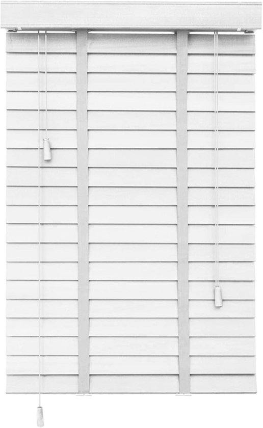 Houten Jaloezieën - Raambekleding - Privacy en Zonwering - 50mm Brede ...