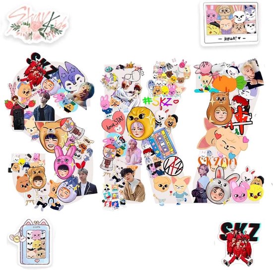 Stray Kids Stickers Pack of 104 - Waterproof Vinyl Kpop Sticker Set ...
