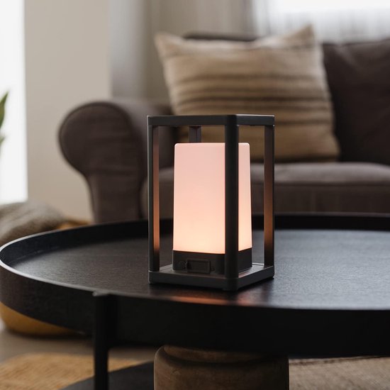 Draagbare LED Tafellamp voor Buiten IP44 - Smart Wifi RGBW Verlichting ...