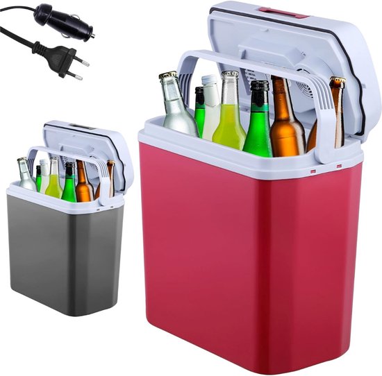 Core® Elektrische Koelbox - Koelbox Auto - Mini Koelkast - Rood - 40cm ...