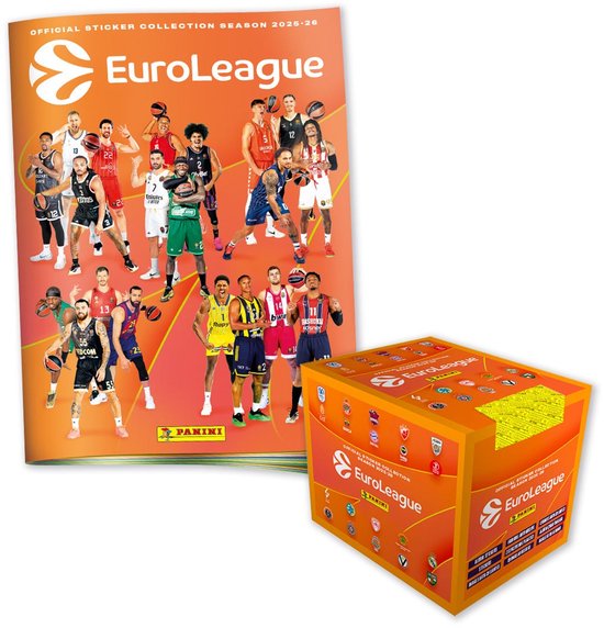 2025-26 Euroleague Sticker Collection Panini - Promo Pack Panini ...