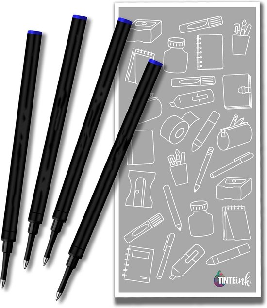 Rollerball Pen Vullingen Medium 0.7mm Vloeibare Inkt Set ...