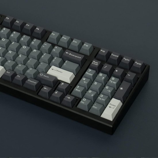 163 Toetsen Doubleshot Keycap Set Kersenprofiel Voor Mechanisch ...
