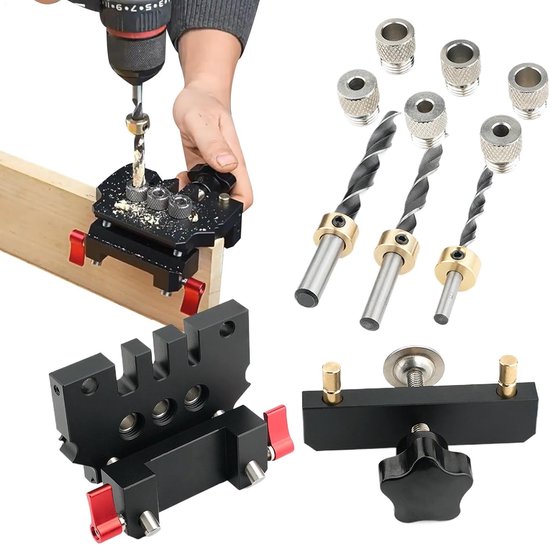 Deuvelmal Set - Plugmal Houtbewerking - Rechte Gaten Boren ...