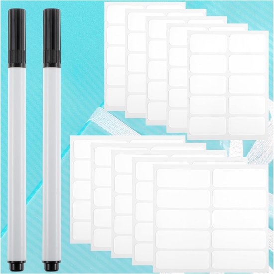 Waslabels Set - Naamstickers Kleding - Kleding Markeren - Zelfklevend ...