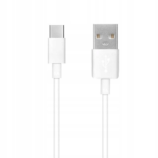 Partner Tele USB naar USB-C Kabel, 2m, Wit | bol