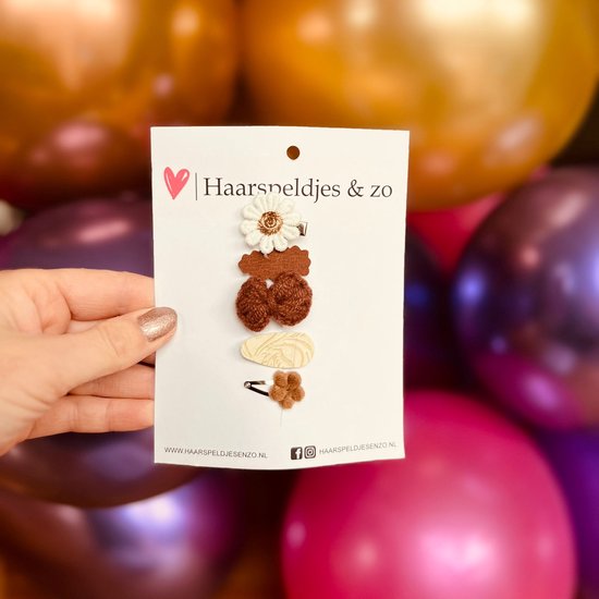 Baby haarspeldjes - mini - 2cm groot - voor de eerste lokjes haar ...