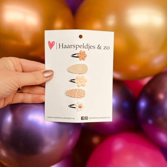 Baby haarspeldjes - mini - 2cm groot - voor de eerste lokjes haar ...