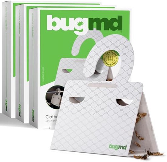 Kleding Mottenvallen - 18 Stuks, Effectieve Pheromone Val voor Kast en ...