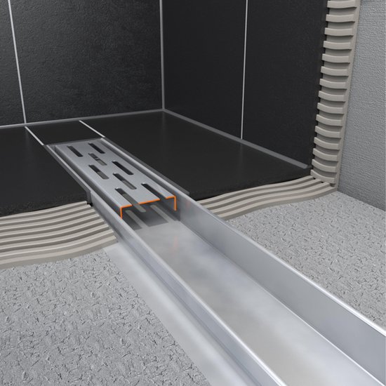 Easy Drain Compact 30 Douchegoot - RVS - 80 cm | bol