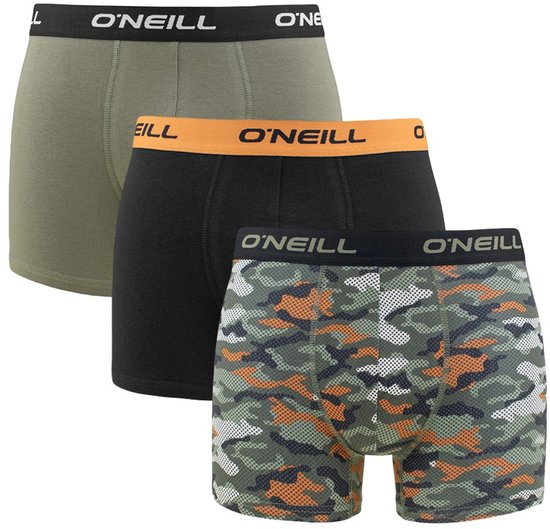 O'Neill heren 3P boxers camouflage groen & zwart | bol