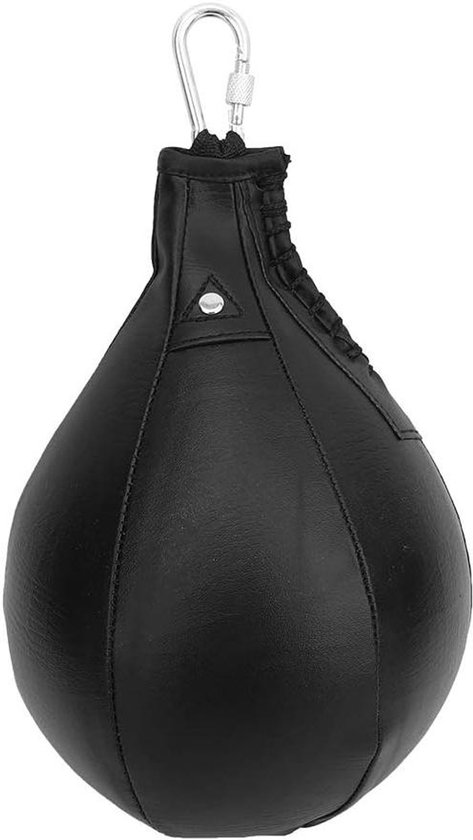 Leren speedbag bokszak voor boksers - hangende wartel - training thuis ...