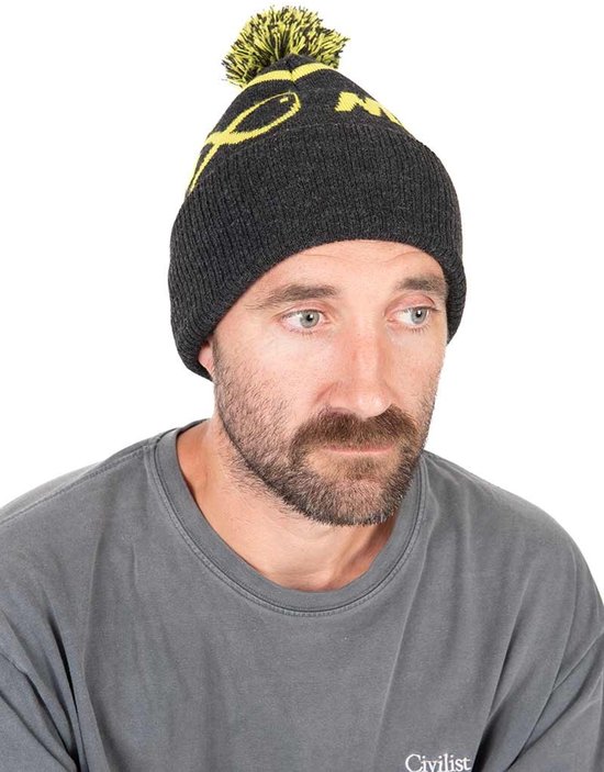 Matrix Lime & Grey Bobble Hat | bol