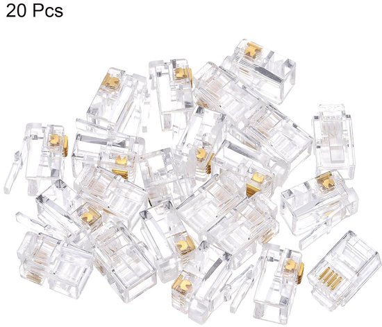 Allecto plus - Mannelijke RJ9/RJ10/RJ22 connectoren voor ...