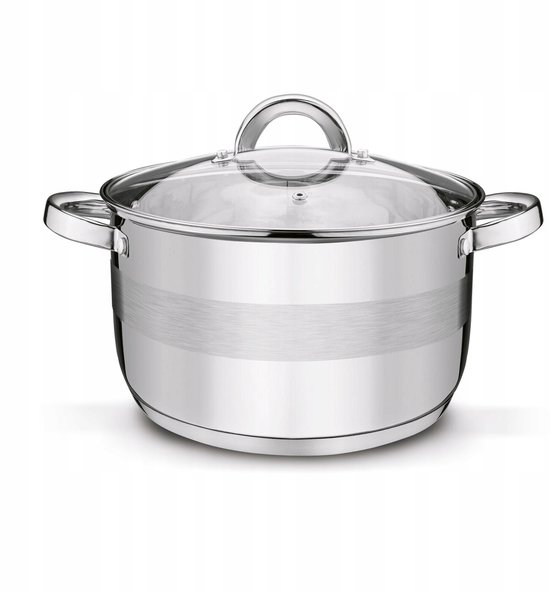 Casserole à induction Tadar Roger en acier inoxydable 28 cm 9 L ...