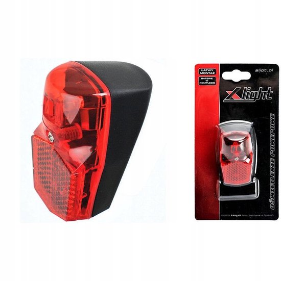 Dynamo Fietslamp Achter - X-Light XC-114C met Noodverlichting | bol