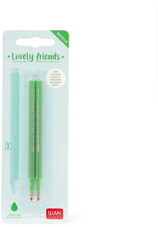 Legami Lovely friends vulling - 2 st - Groen | bol