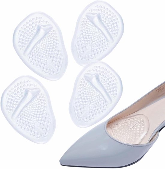 Half Insoles - Silicone - Voor Dames - Hoge Hakken - Transparant | bol