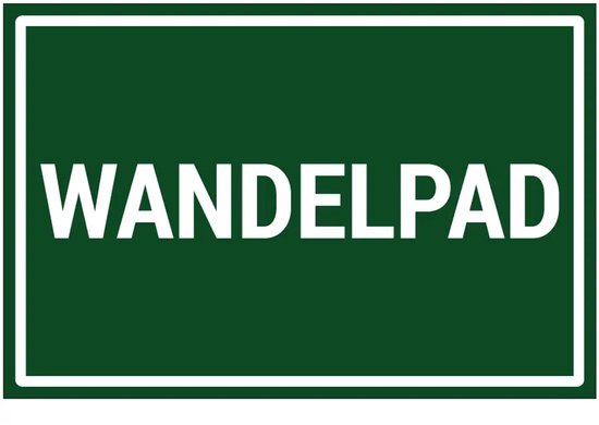 Wandelpad bord - Sign Again - 18 x 12 cm | bol