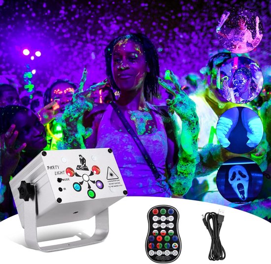 Sander Shop Disco Light, 120 standen Party Light Disco Light met 2M USB ...
