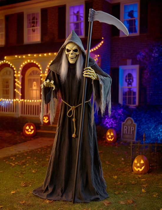 RIETHMULLER - Animated Giant Grim Reaper Decoration 182 cm | bol