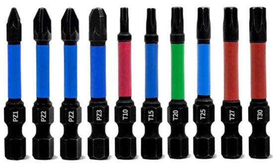 Torx bitset met sterke magnetische constructie - S2 staal 1/4 inch ...