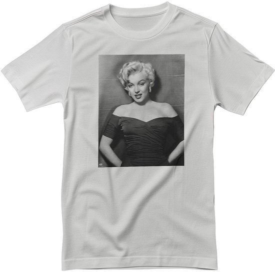Marilyn Monroe Can't Look Away From You T-Shirt RD-1-MM006-DTG White-S | bol