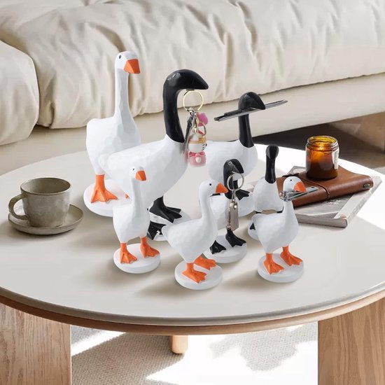 PolkaHome ® Magnetische gans sleutelhanger Leuke tafeldecoratie ...