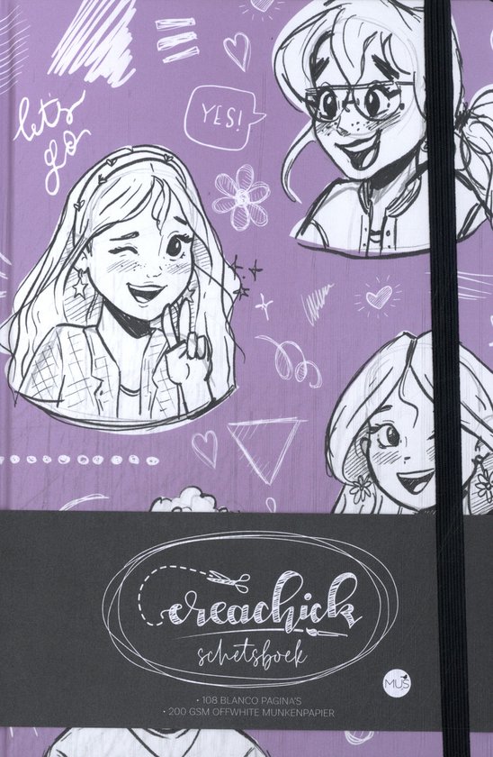 CreaChick Schetsboek, Creachick | 9789045330938 | Boeken | bol