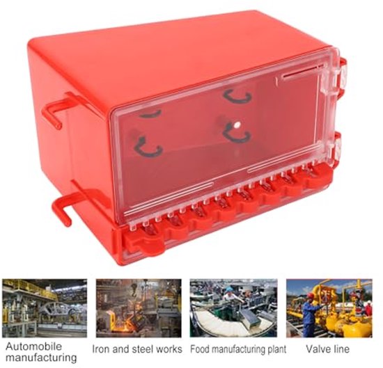 Lockout Tagout Group Lock Box, Lock Out Tag Out Loto Box, Portable Wall ...