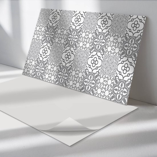 Wallfluent Vinyl Wandpaneel - Geometrische patronen in lay-out ...