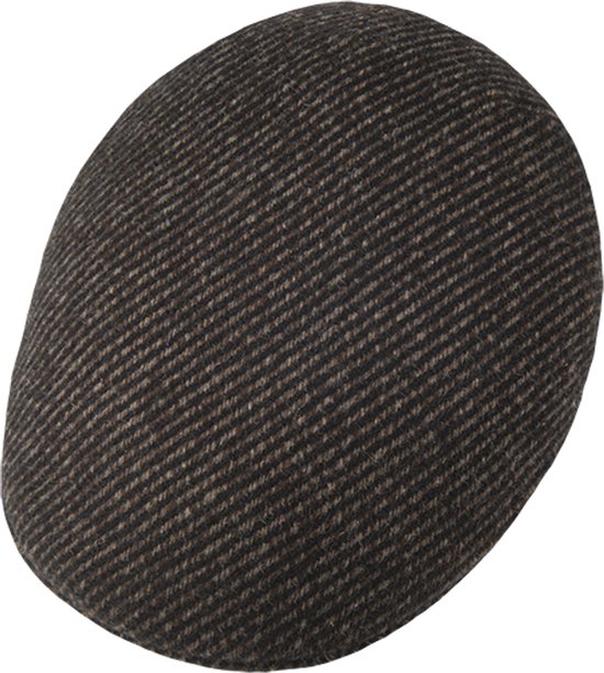 Hatland - Bowi - Corduroy platte pet - Bruin - Maat L - Unisex | bol