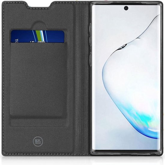 Samsung Galaxy Note 10 Plus Flip Style Cover Donut Roze | bol.com