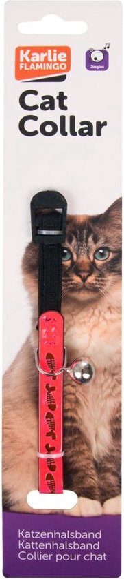 Cat collar fish yellow 30cm 10mm | bol.com