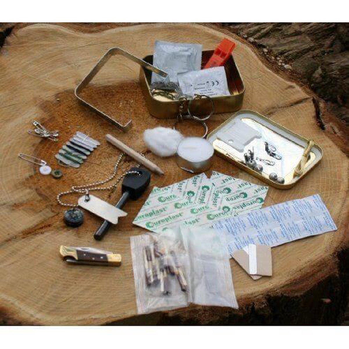 Bushcraft survival kit Mountain Survial Kit 23-delig - blik | bol.com
