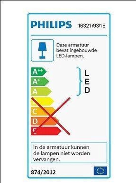bol.com | Philips Ledino Riverside - Verlichtingspaal - LED - Antraciet