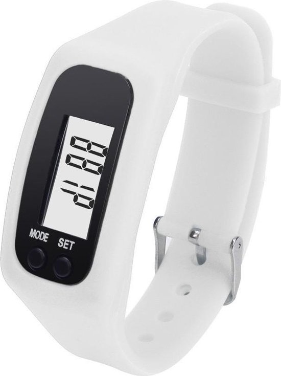 Digitale stappenteller | calorieteller | wit | bol