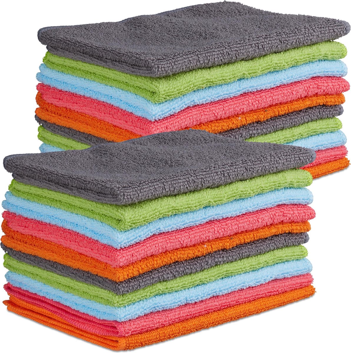 Relaxdays 20x microvezeldoek - microvezeldoekjes - wonderdoekjes ...