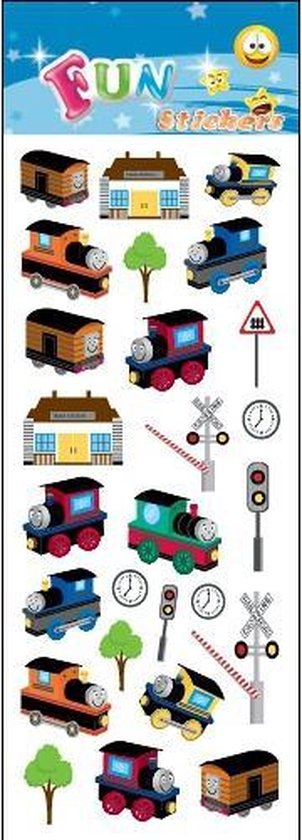 Stickervel treinen | bol.com