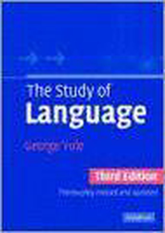 The Study Of Language, George Yule | 9780521543200 | Boeken | bol