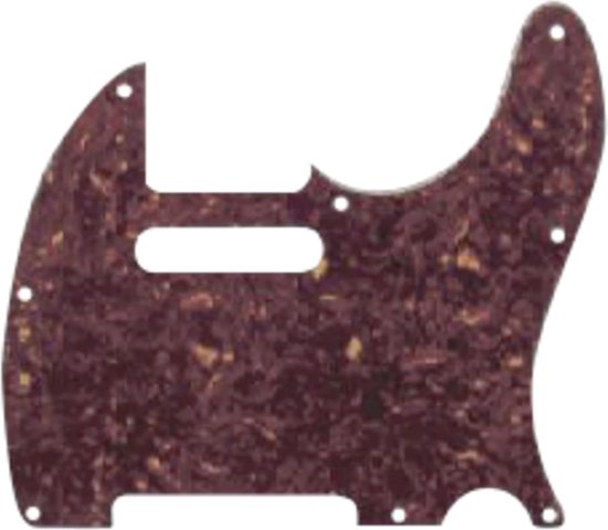 Fender Modern Style Pickguard Tele Tortoise Shell 4-Ply 8-Hole ...