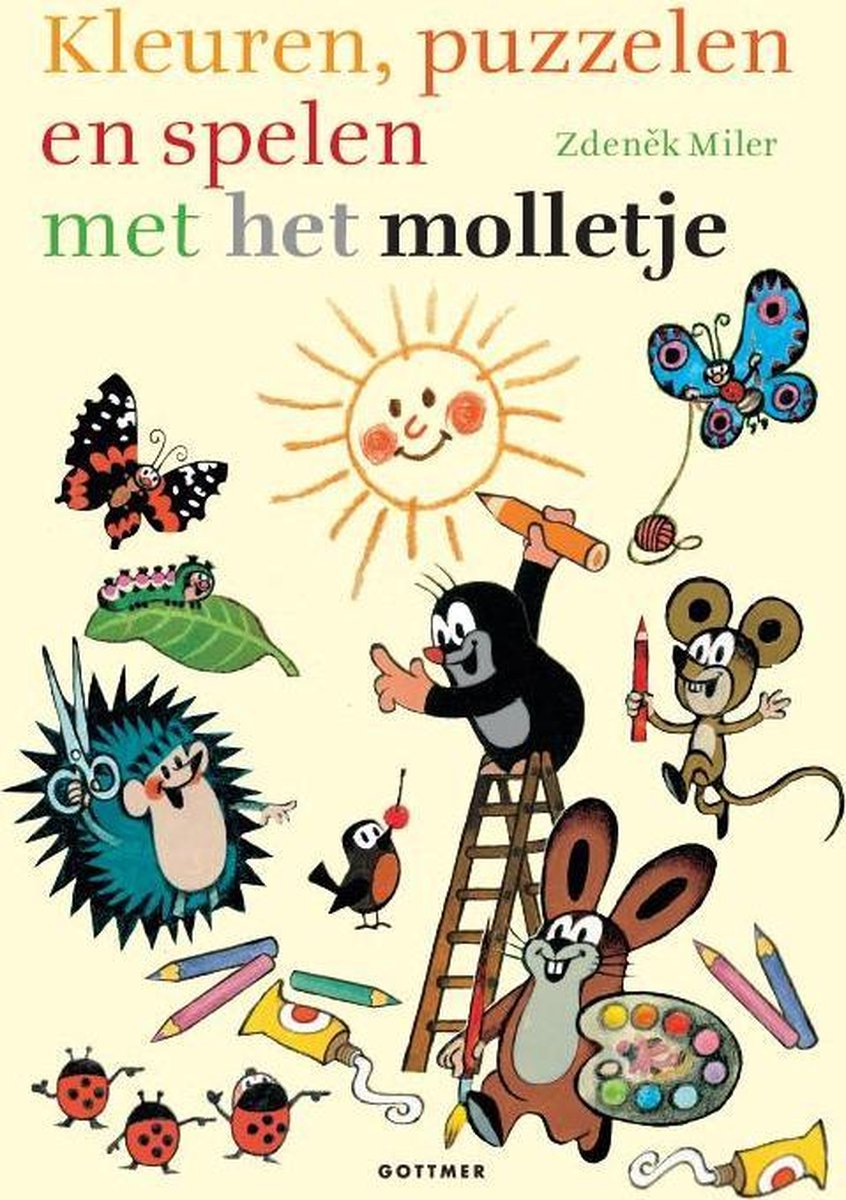 Molletje - Kleuren, knutselen en spelen met Molletje | bol.com