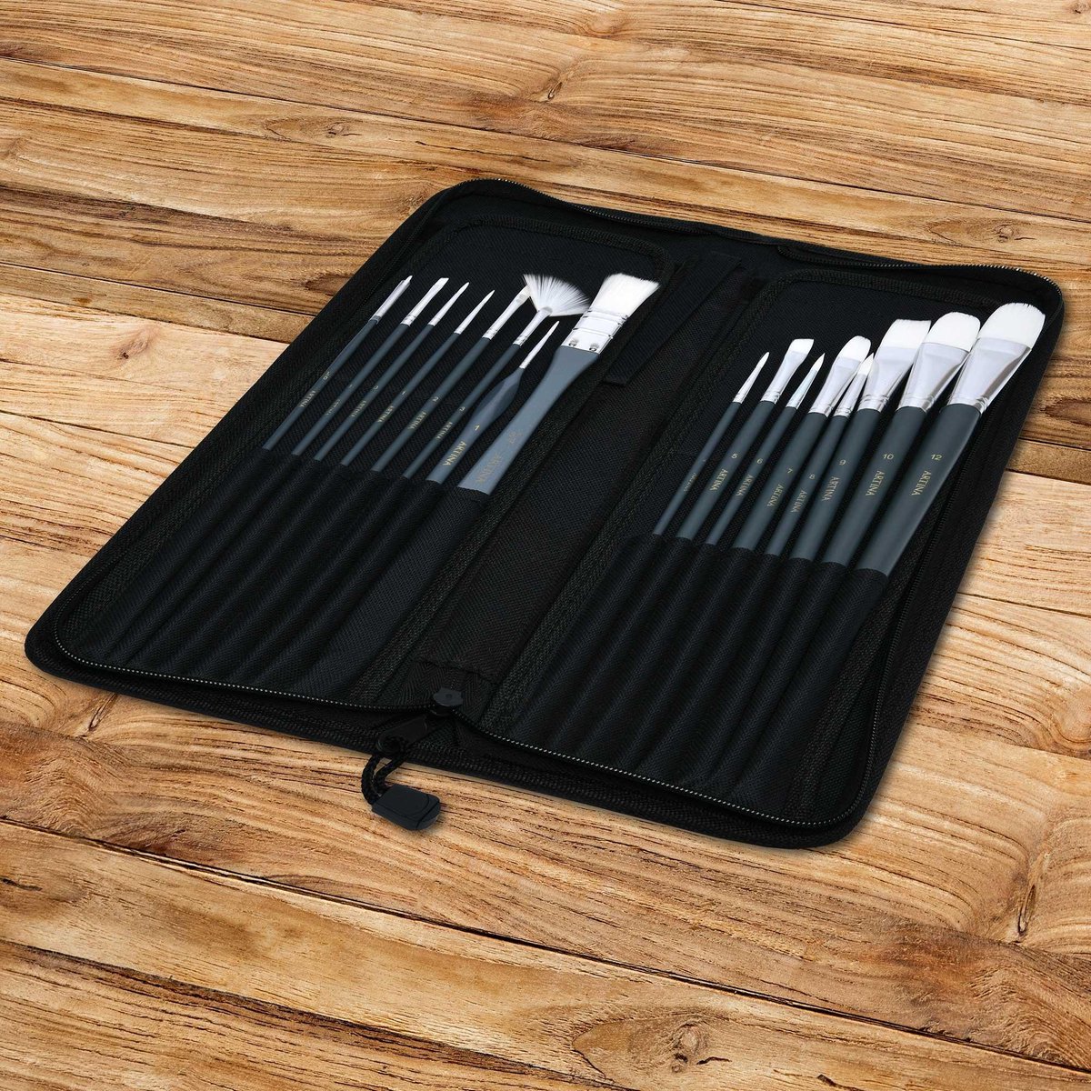 Artina Penselenset Amsterdam – 16 Penselen in Set in Pop Up Houder ...